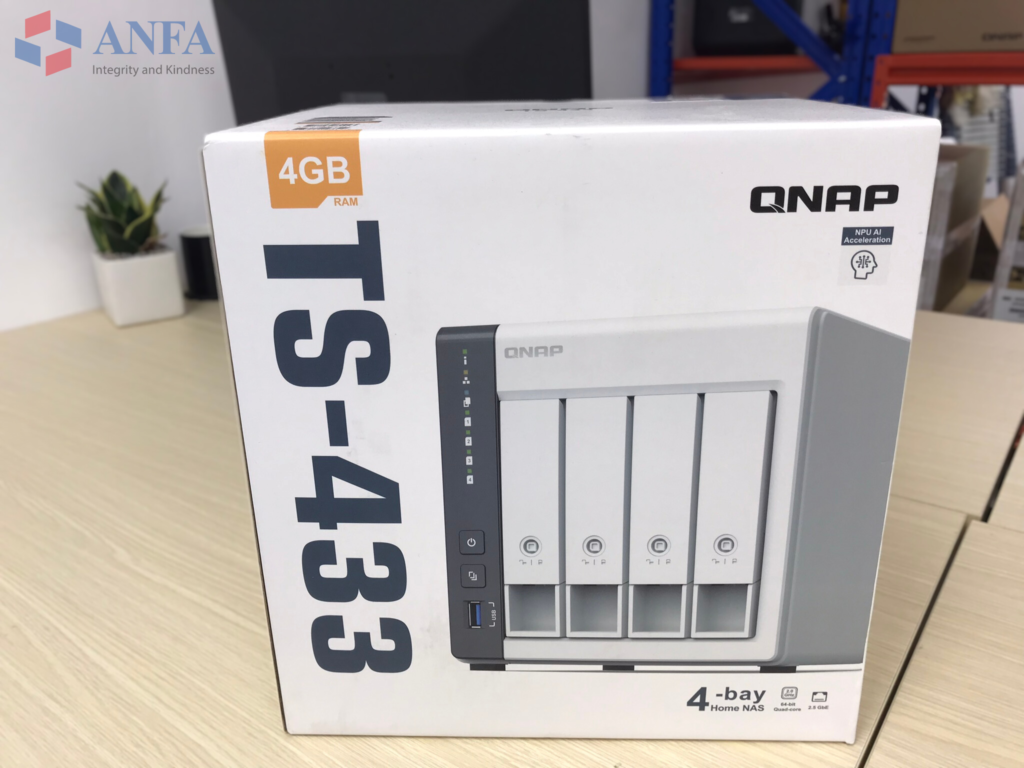 ĐÁNH GIÁ QNAP NAS TS-433-4G - QNAP ANFA